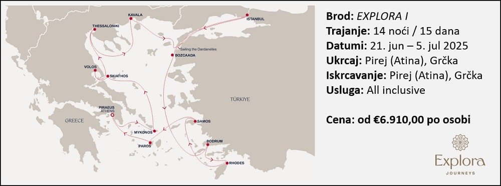 Explora Journeys - Luksuzna Krstarenja - Turistička agencija SALVADOR ...